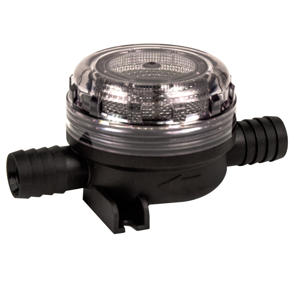 3/4" ID Hose Pump Inlet Strainer with 20 mesh (Coarse) SS Filter Screen ...