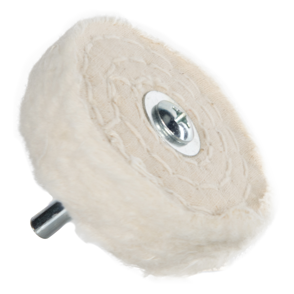 2.5" 60 Ply Spiral Sewn Mounted Buffing Wheel | U.S. Plastic Corp.