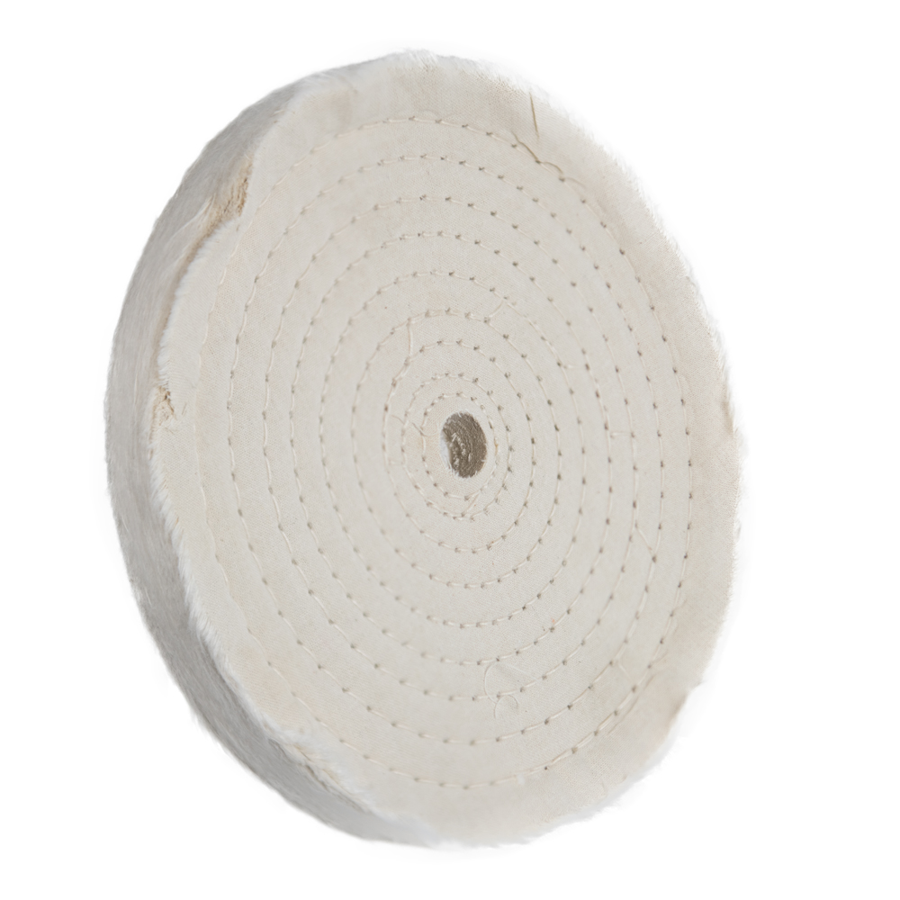 8" 50 Ply Spiral Sewn Buffing Wheel | U.S. Plastic Corp.