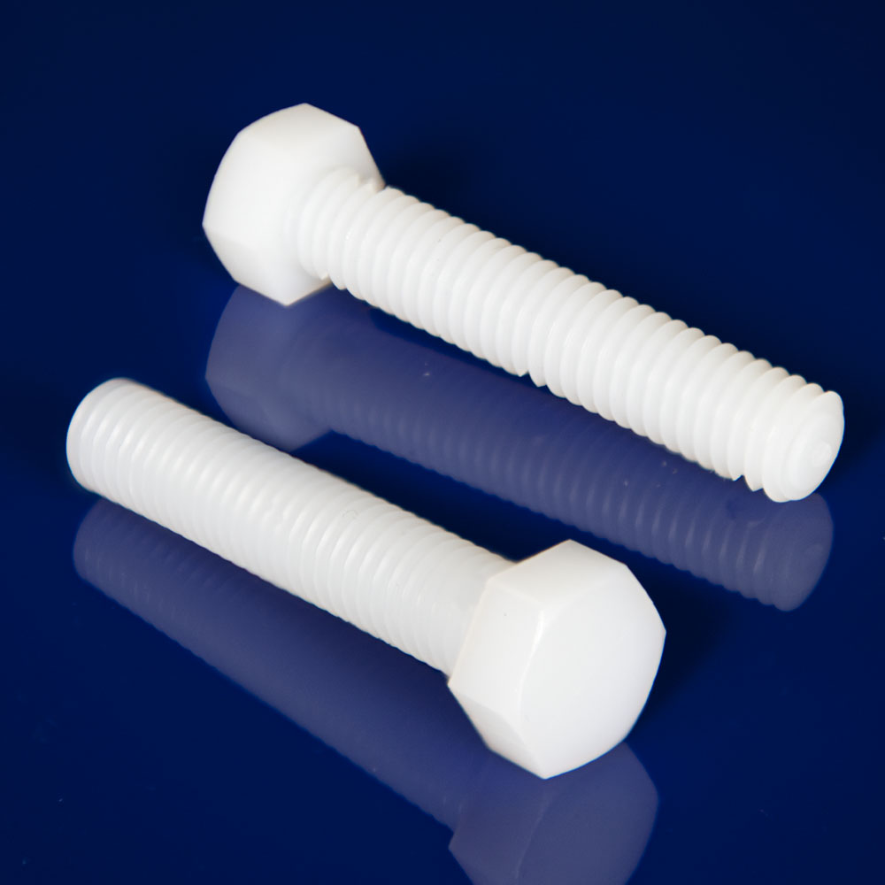 3/8-16 x 2" Nylon Hex Cap Screws | U.S. Plastic Corp.
