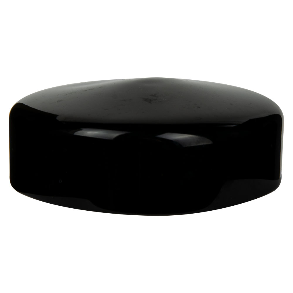 Black Vinyl Cap - 3-3/4" Cap ID x 1-1/8" Inside Length | U.S. Plastic Corp.