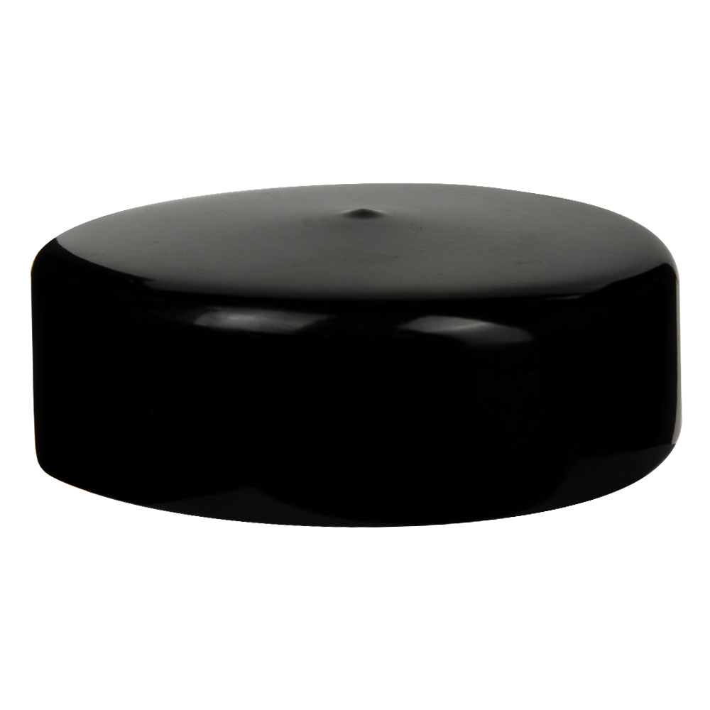 Black Vinyl Cap - 5" Cap ID x 1.375" Inside Length | U.S. Plastic Corp.