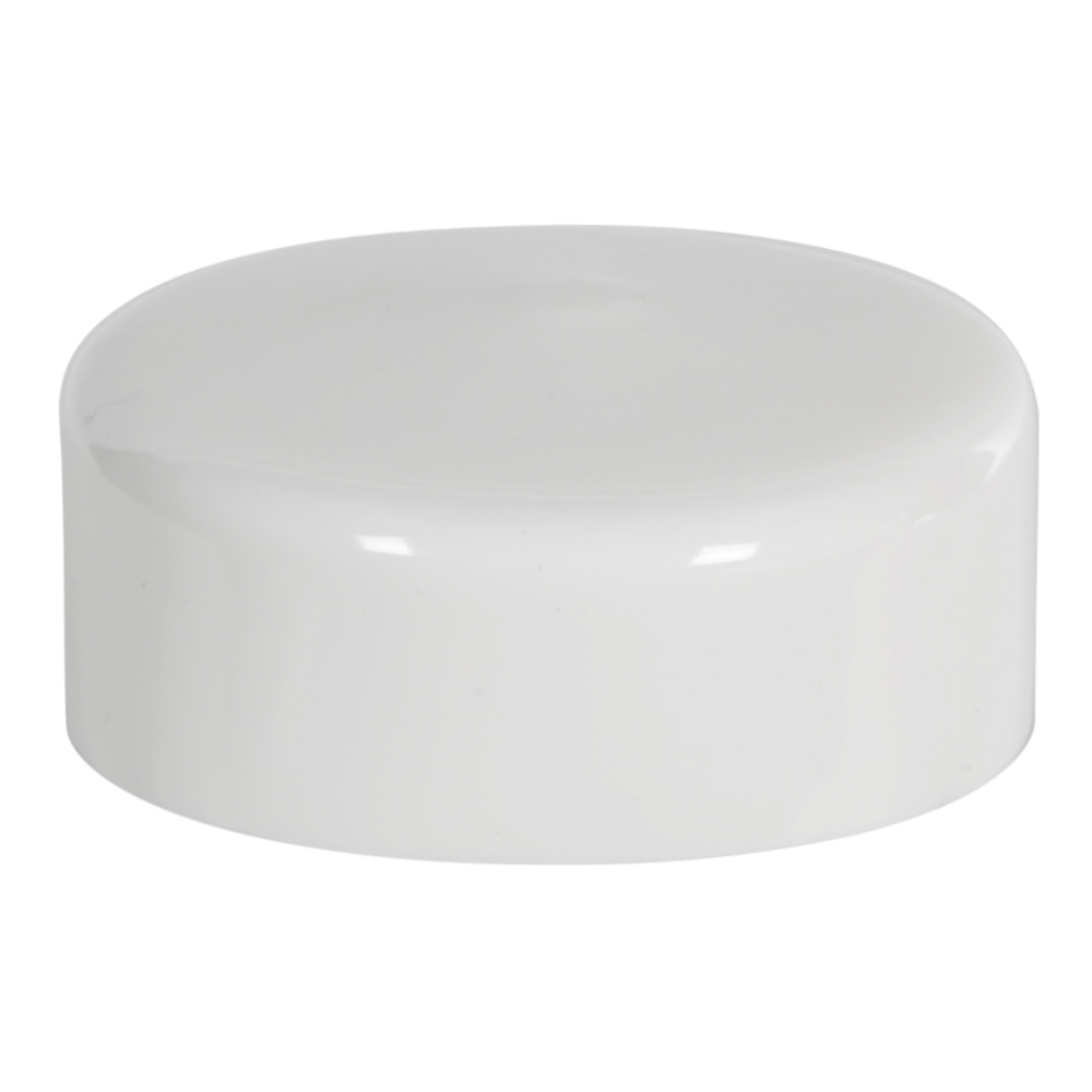 White Vinyl Cap - 3-1/2" Cap ID x 1-1/8" Inside Length | U.S. Plastic Corp.