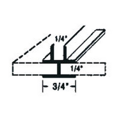Clear Three-Way Channel Joiner | U.S. Plastic Corp.