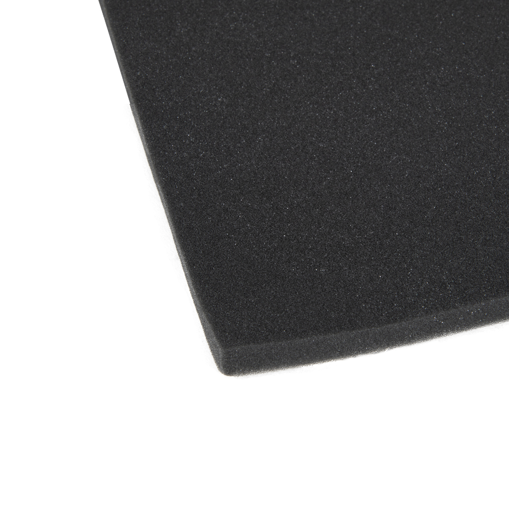 1" x 38" x 52" Black 60 PPI Reticulated Polyurethane Foam Sheet | U.S ...