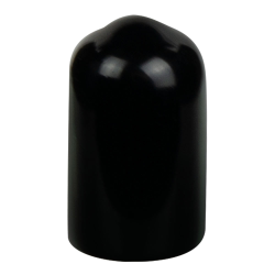 Black Vinyl Cap - 1-3/4" Cap ID x 1" Inside Length | U.S. Plastic Corp.