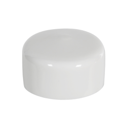 White Vinyl Cap - 1" Cap ID x 1" Inside Length | U.S. Plastic Corp.