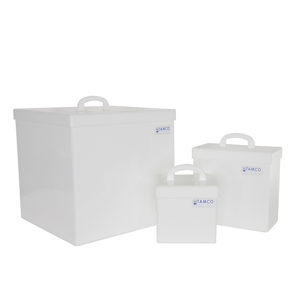 Tamco® Fabricated HDPE Rectangular Tanks with Covers | U.S. Plastic Corp.