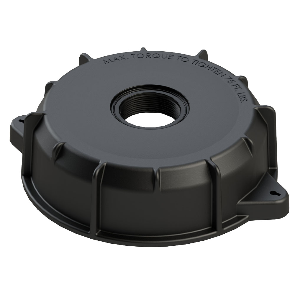 9" Cap Assembly: 2.5-5" FPT Port, Viton™ Gasket | U.S. Plastic Corp.