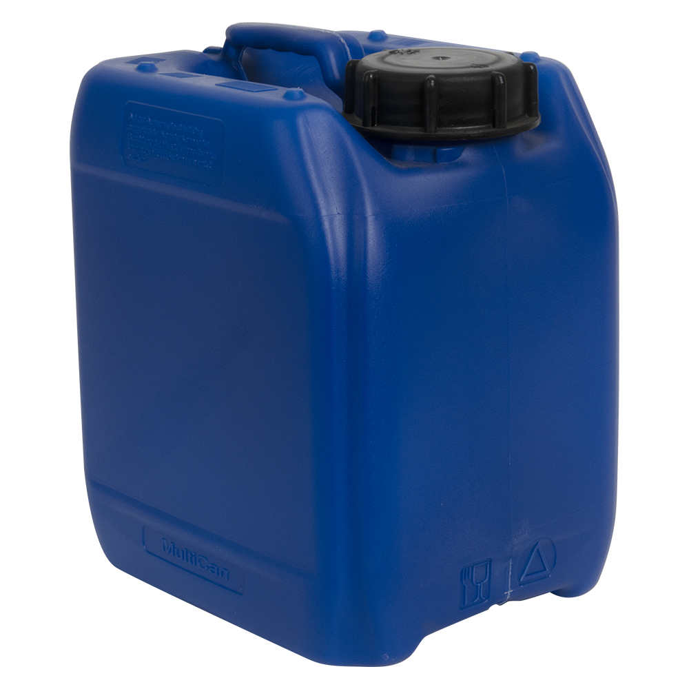 5L Blue MultiCan® Barrier Container with DIN61 Cap | U.S. Plastic Corp.