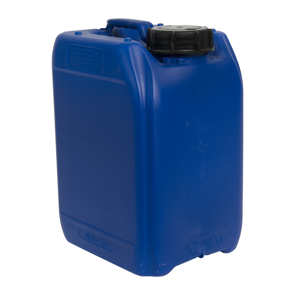 6L Blue MultiCan® Barrier Container with DIN61 Cap | U.S. Plastic Corp.