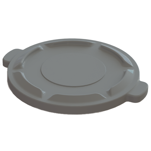 Gray Lid for 20 Gallon Value Plus Container | U.S. Plastic Corp.