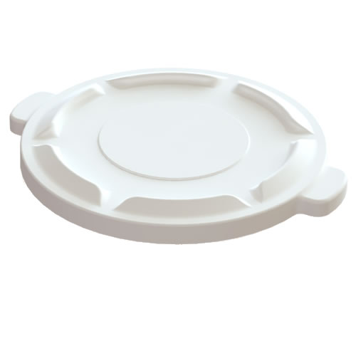 White Lid for 20 Gallon Value Plus Container | U.S. Plastic Corp.