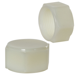 1/2" FNPT Nylon Threaded Cap | U.S. Plastic Corp.