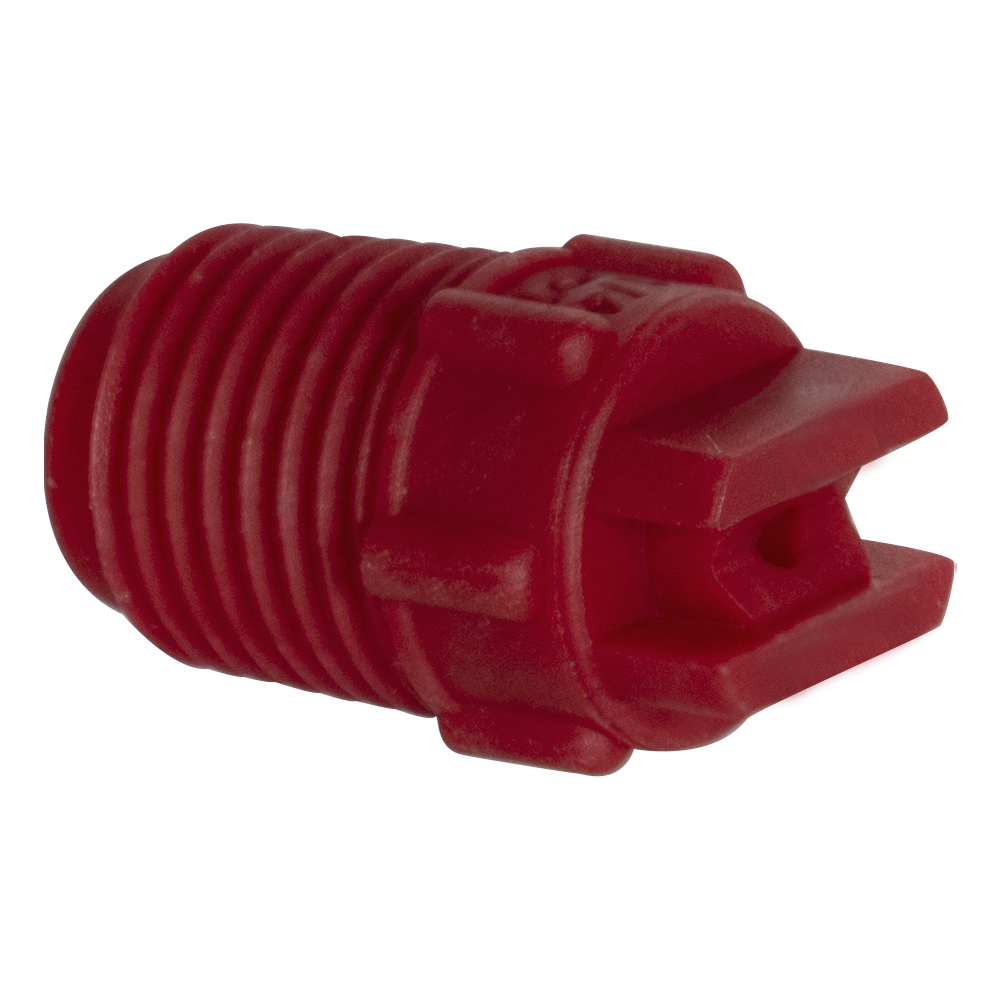 25° Red PVDF Bex® F Series 1/4" MNPT Spray Nozzle - Size 10 | U.S ...