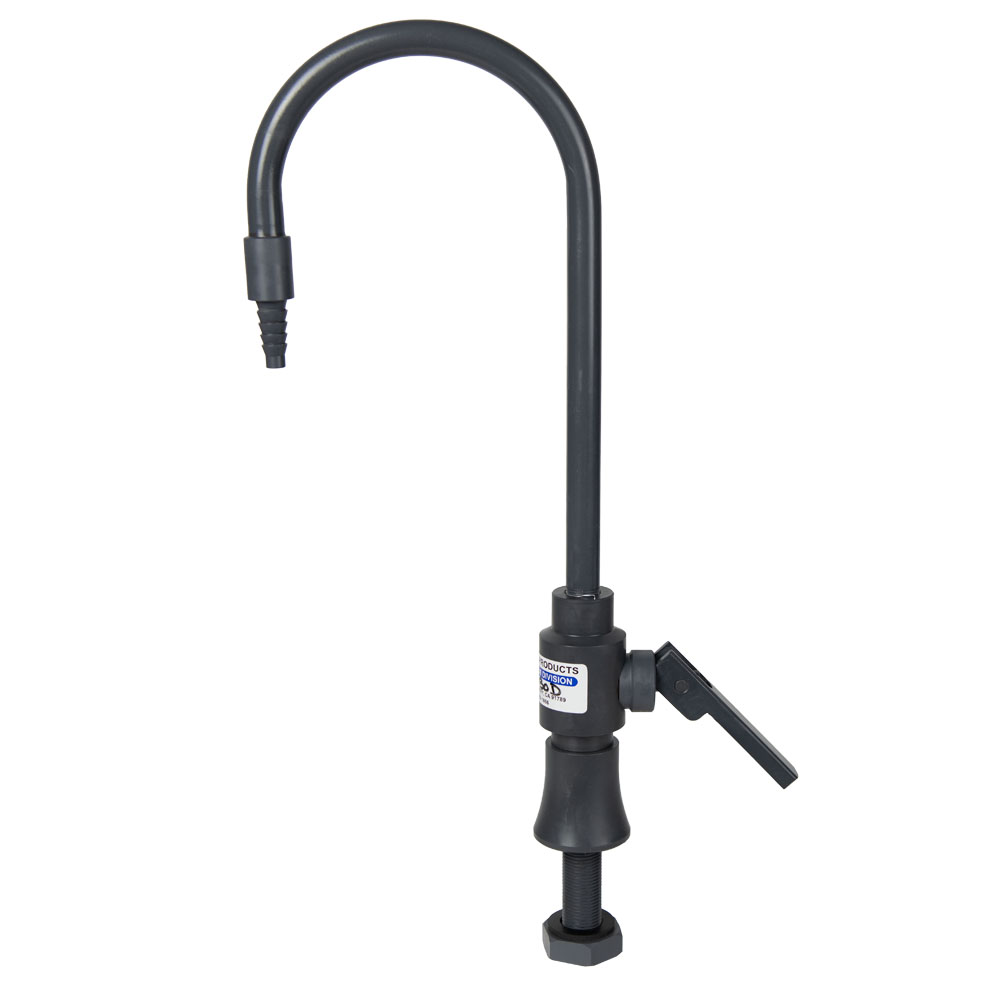 1/2" Deck Mount Gray PVC Gooseneck Faucet with Snap Valve | U.S ...