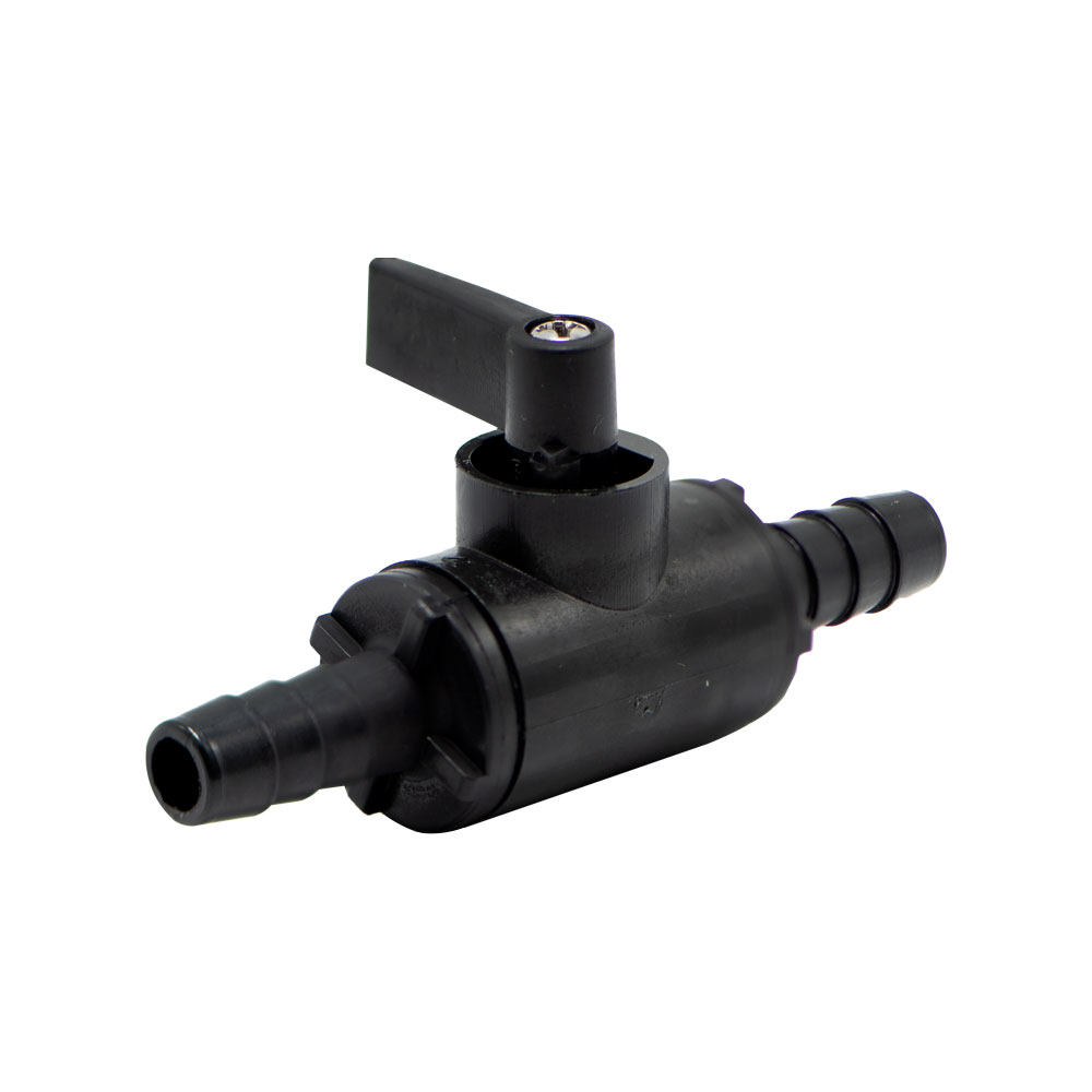 3/8" Hose Barb x 3/8" Hose Barb Series 226 Nylon Ball Valve with Viton ...