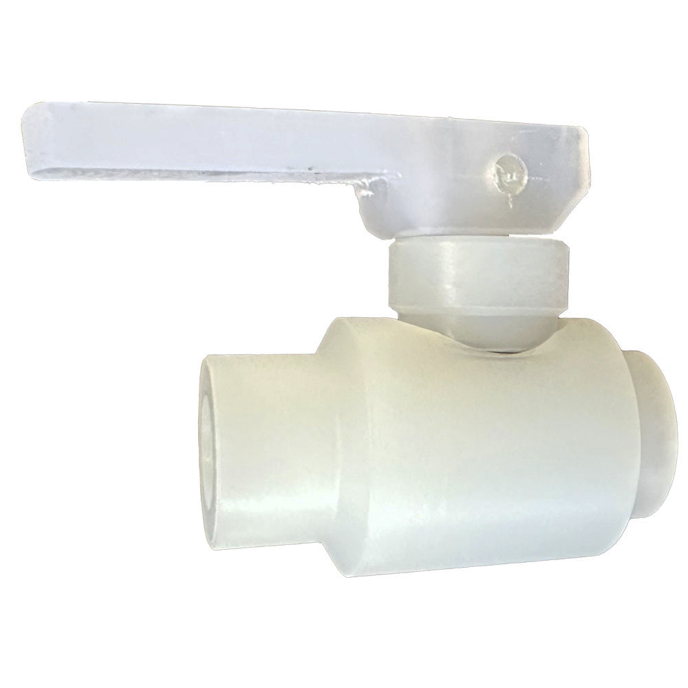 3/8" Threaded Natural Polypropylene Snap Globe Valve | U.S. Plastic Corp.