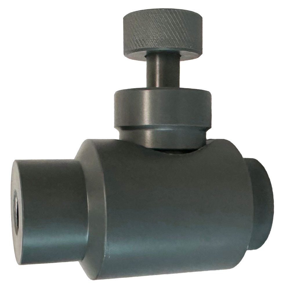 3/8" Threaded Gray PVC Needle Valve | U.S. Plastic Corp.