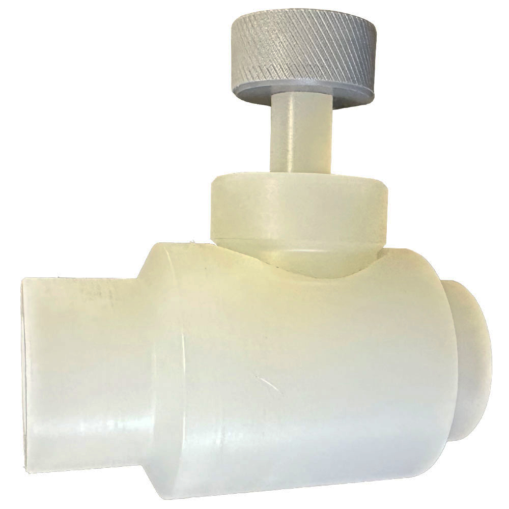 3/8" Threaded Natural PVDF Needle Valve | U.S. Plastic Corp.