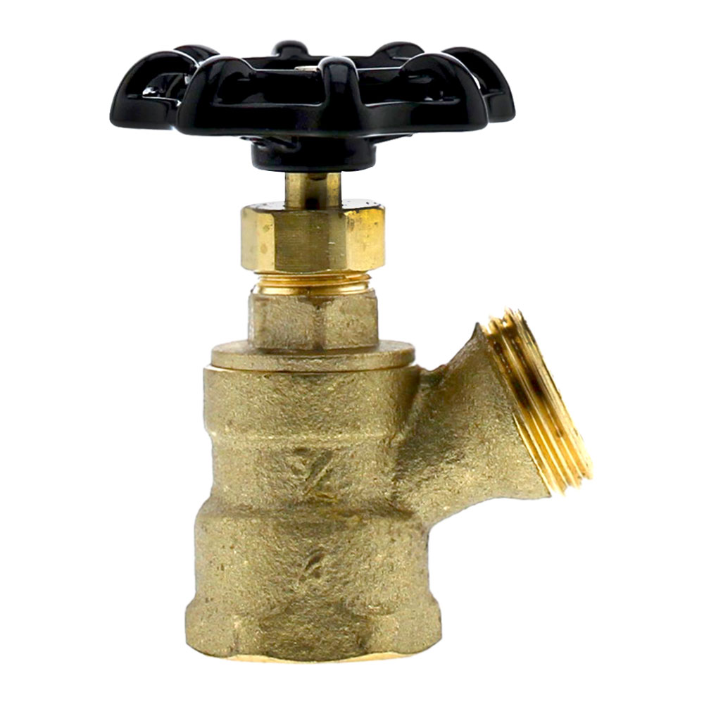 3/4" FNPT x 3/4" GHT No Lead Brass Boiler Drain | U.S. Plastic Corp.