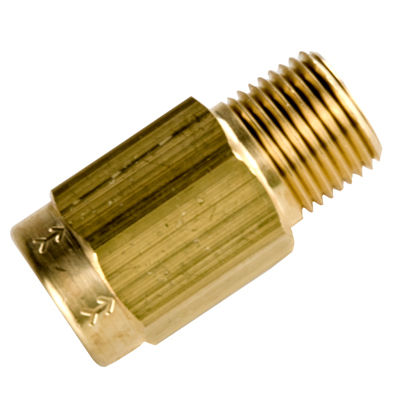 1/2" FNPT x 1/2" MNPT Series 810 Brass Check Valve with Buna-N Seals ...
