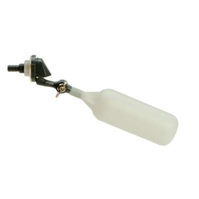 PVC Mini Adjustable Float Valve With 1/4" Barbed Inlet | U.S. Plastic Corp.