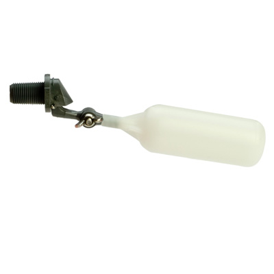 PVC Mini Adjustable Float Valve With 3/8" MIPT Inlet | U.S. Plastic Corp.